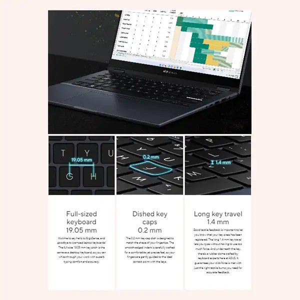 لپ تاپ ایسوس Asus Vivobook S 14 Flip OLED TN3402 | هانسل