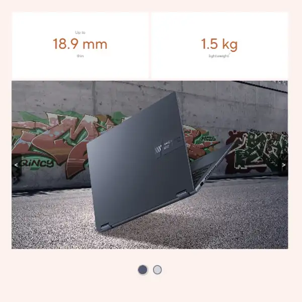 لپ تاپ ایسوس Asus Vivobook S 14 Flip OLED TN3402 | هانسل
